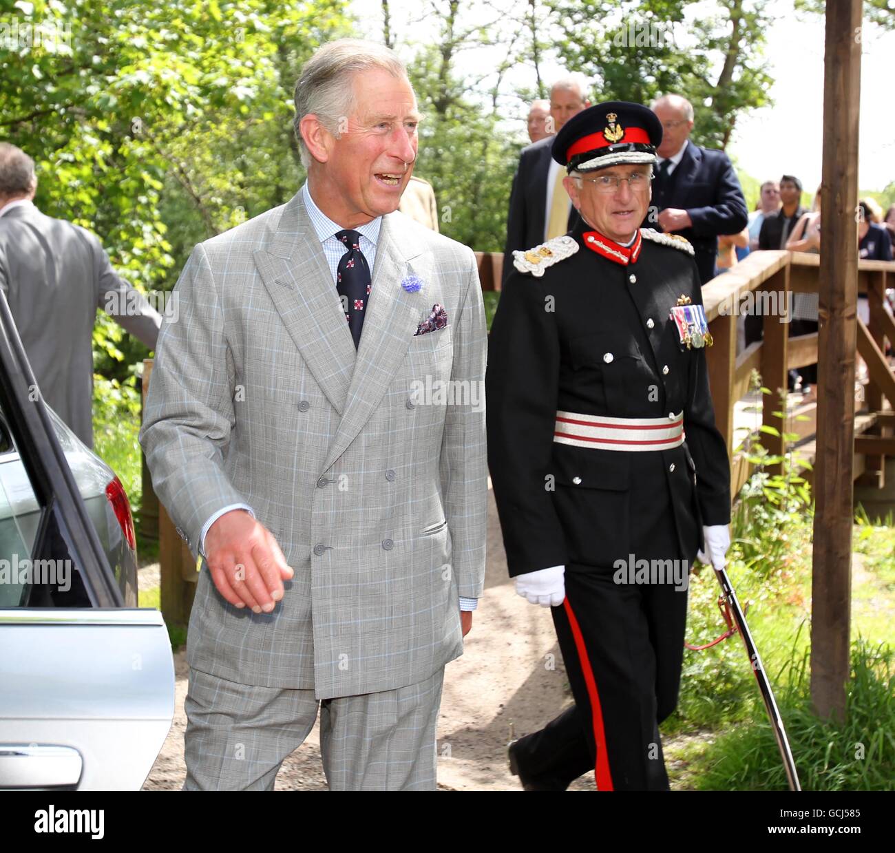 The Prince of Wales also known as the Duke of Rothesay during a visit ...