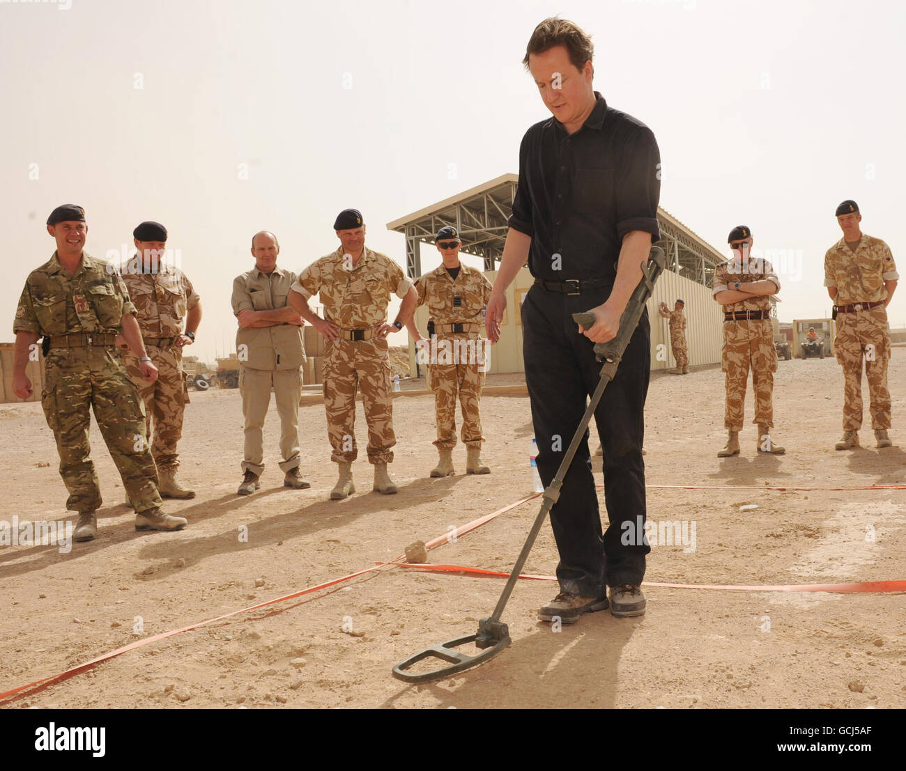 Cameron in Afghanistan Stock Photo - Alamy