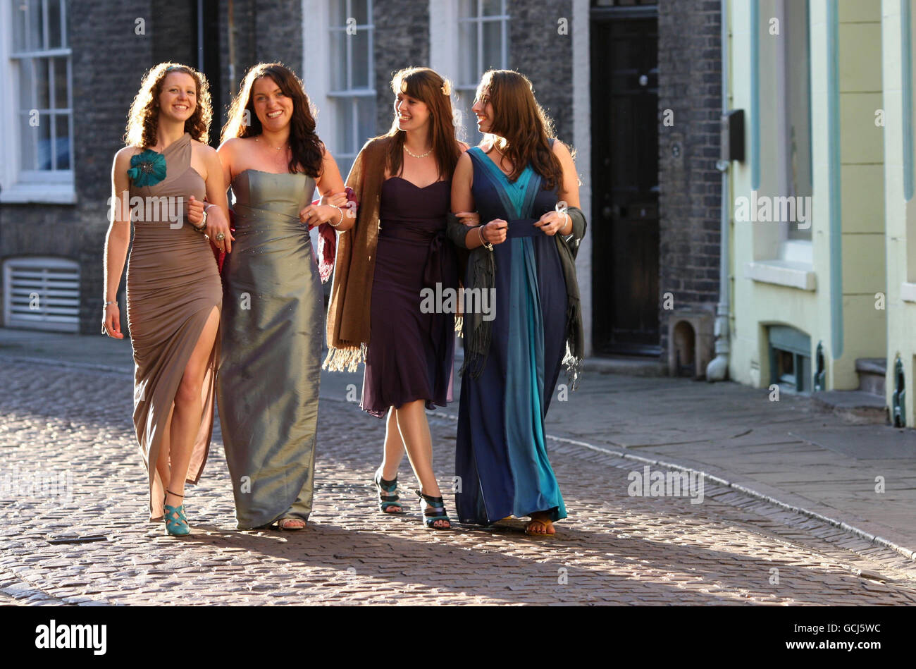 (From left to right) Erin Earl, from Coleraine in Northern Ireland ...