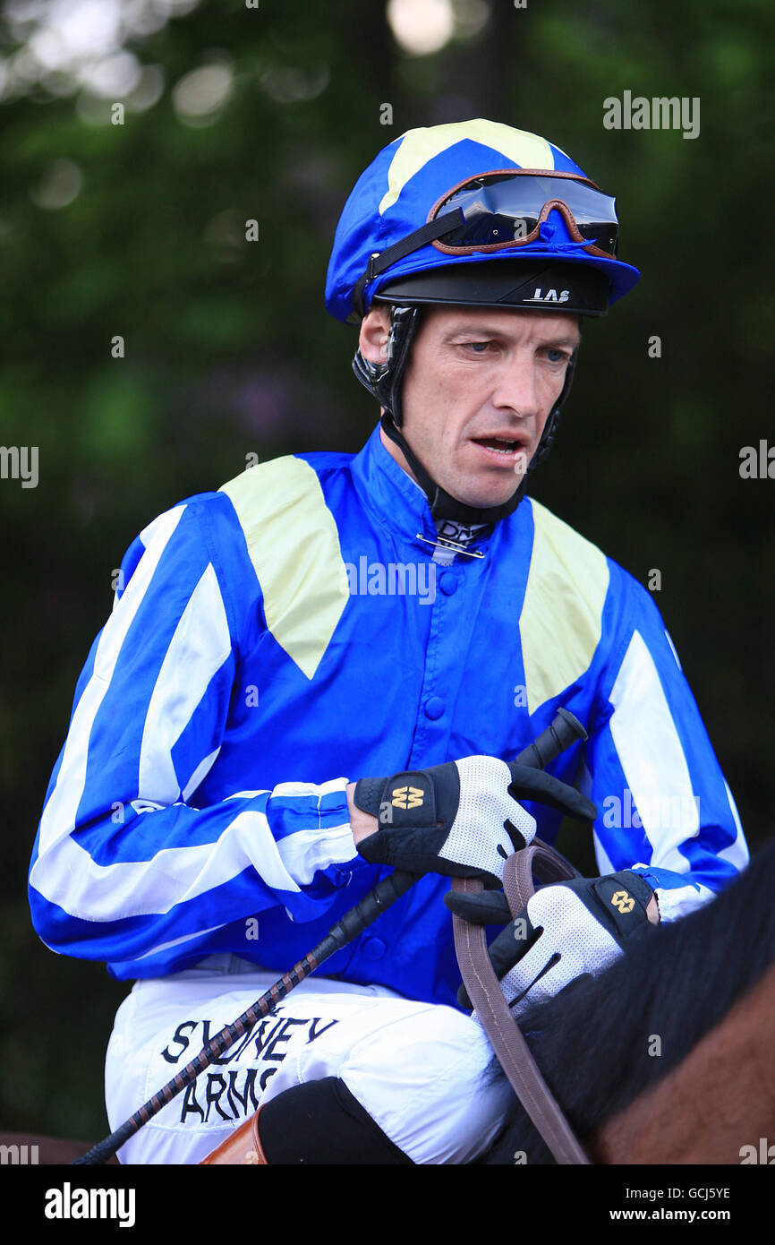 Mid length half headshot head shot portrait horse racing hi-res stock ...