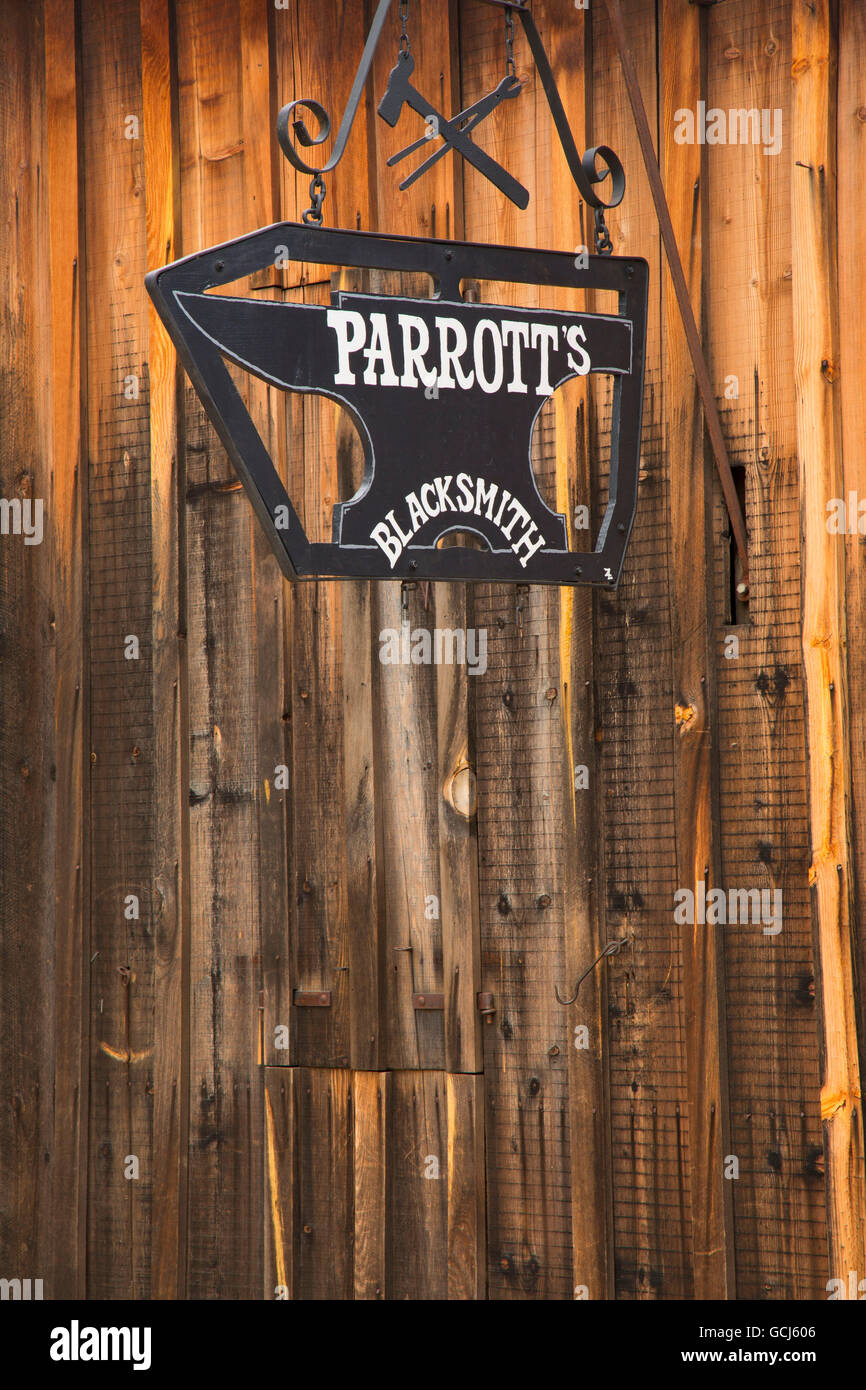 Blacksmith Shop at Johnson's Livery, Columbia State Historic Park ...