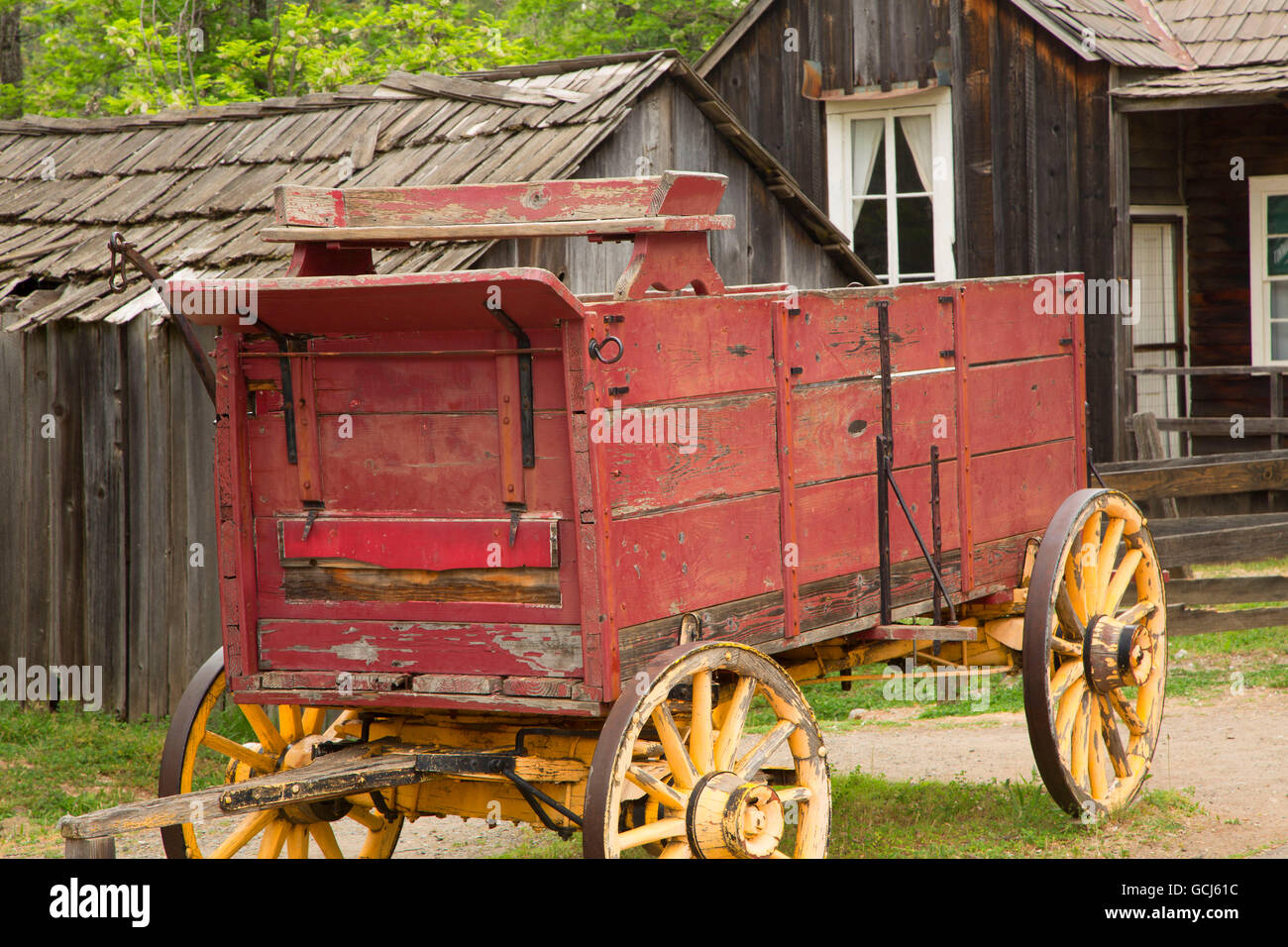 Gold rush wagon hi-res stock photography and images - Alamy