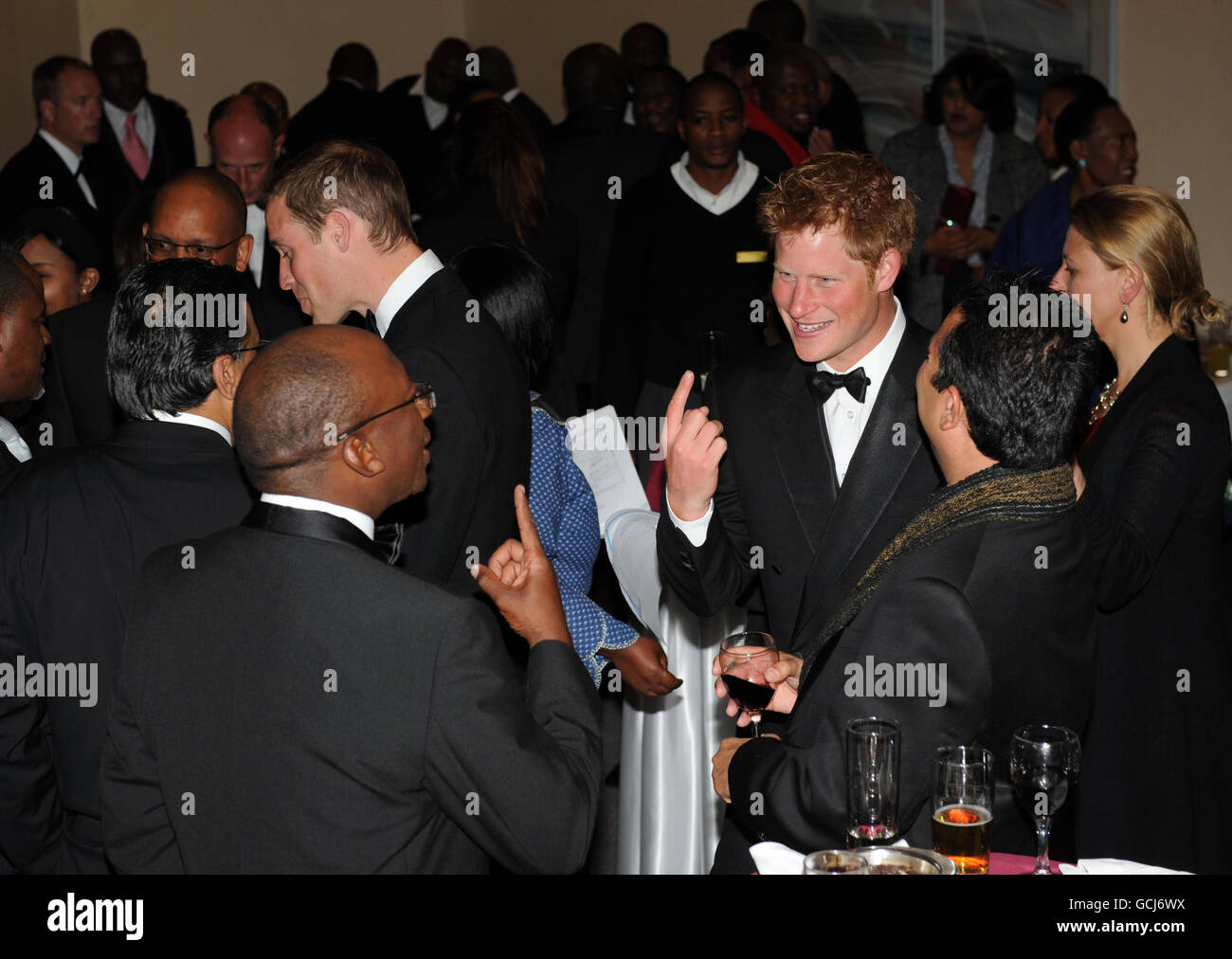 Prince Harry and Prince William meet guests as Prince Harry hosts a ...