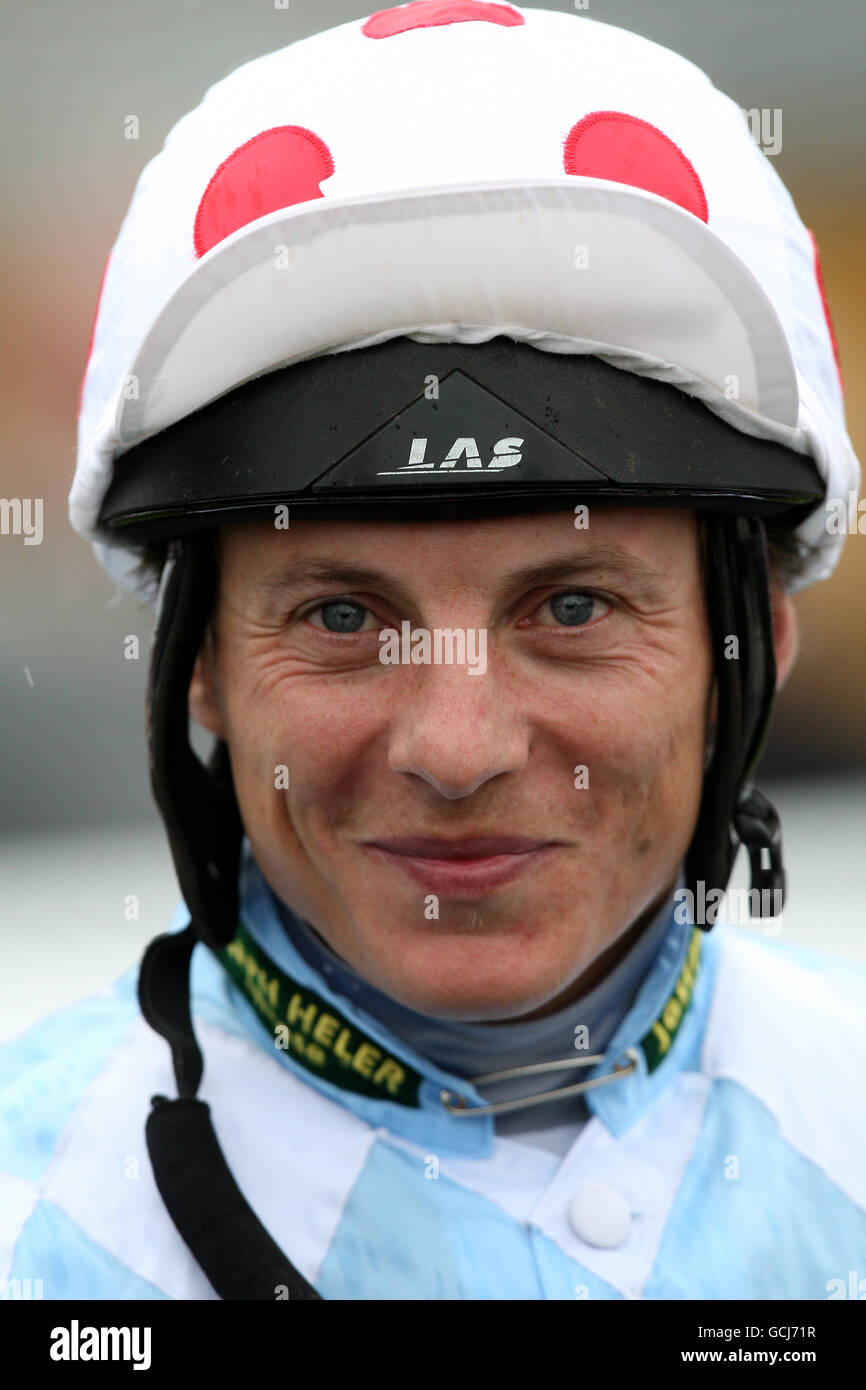 Jockey Eddie Ahern prior to his ride on Doctor Parkes in the Big John ...