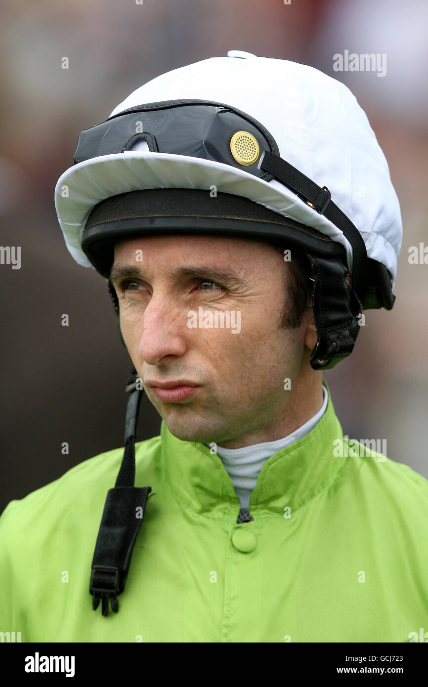 Horse racing family fun day doncaster racecourse hi-res stock ...