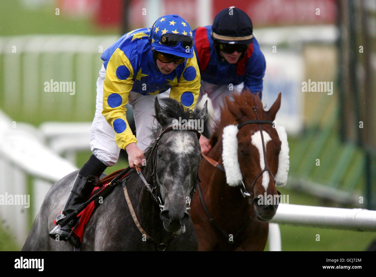 Horse Racing Family Fun Day Doncaster Racecourse High Resolution Stock ...