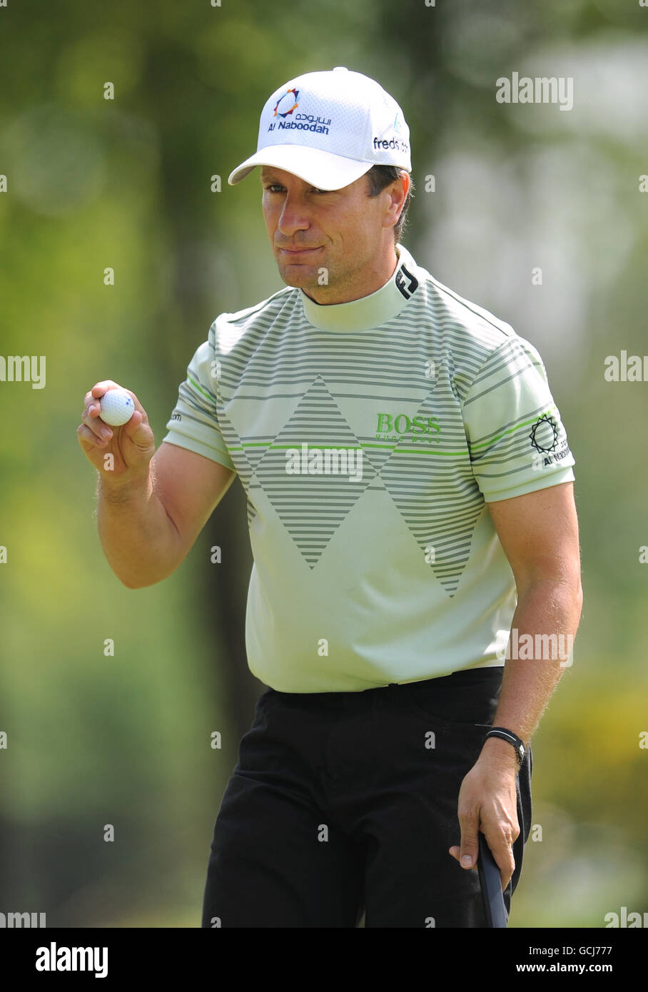 England's Steve Webster in action during the BMW PGA Championship at ...