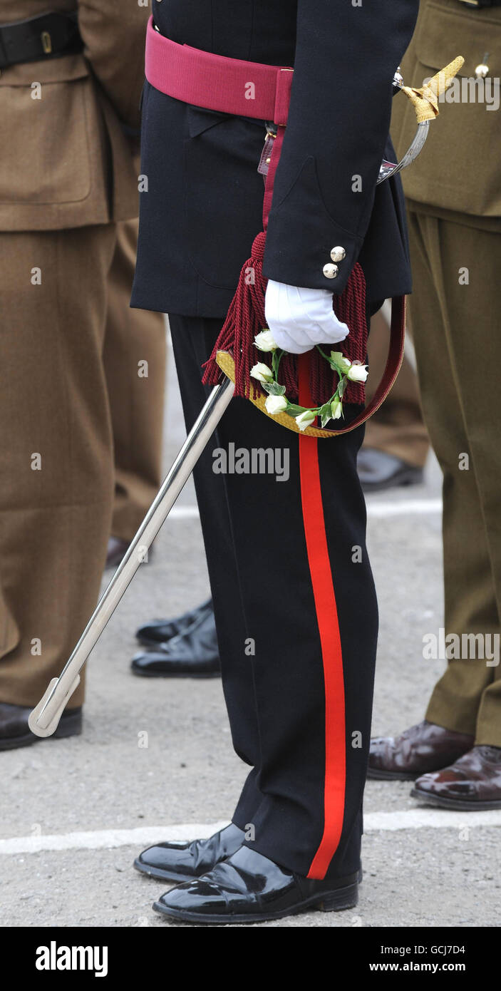 Presents new regimental colours hi-res stock photography and images - Alamy