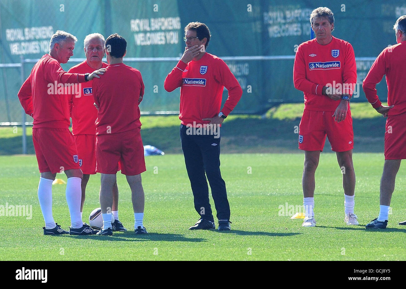 Left to right england manager fabio capello hi-res stock photography ...