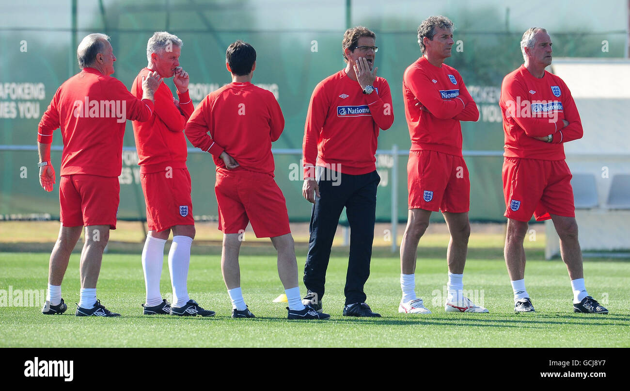 Left to right england manager fabio capello hi-res stock photography ...