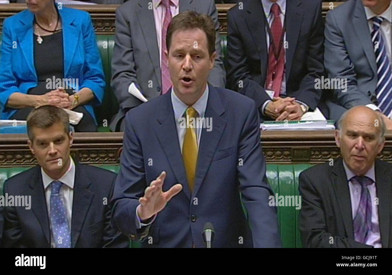 Deputy Prime Minister's question time Stock Photo - Alamy