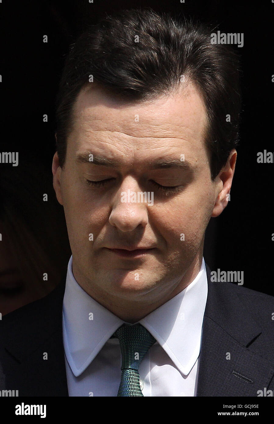 Chancellor george osborne leaves house commons in london hi-res stock ...