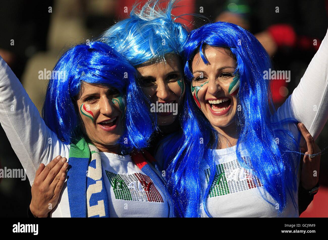 Female italy fans in the stands prior to kick off hi-res stock ...
