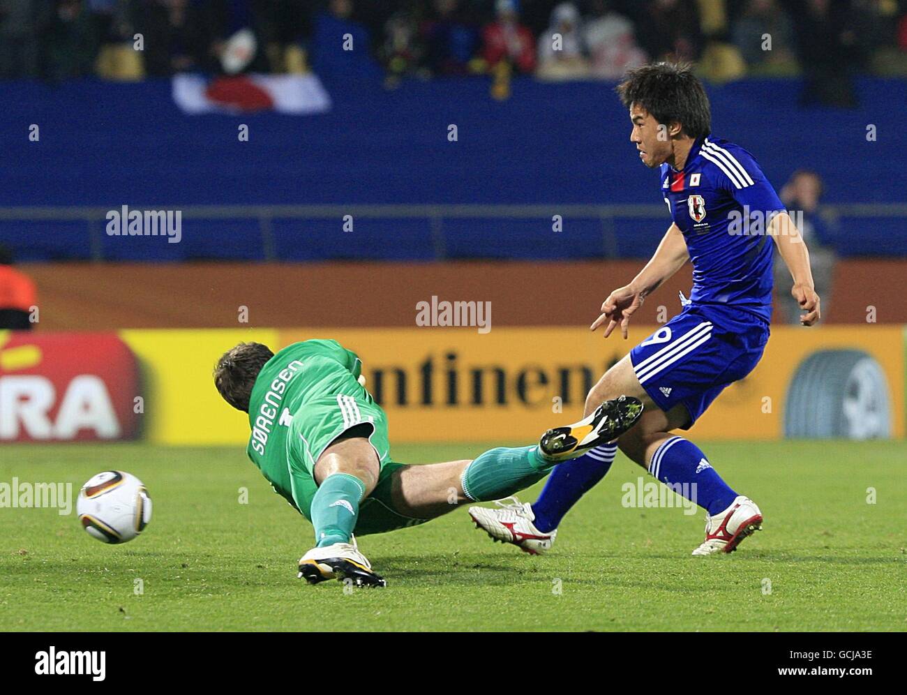 World cup 2010 denmark v japan hi-res stock photography and images - Alamy