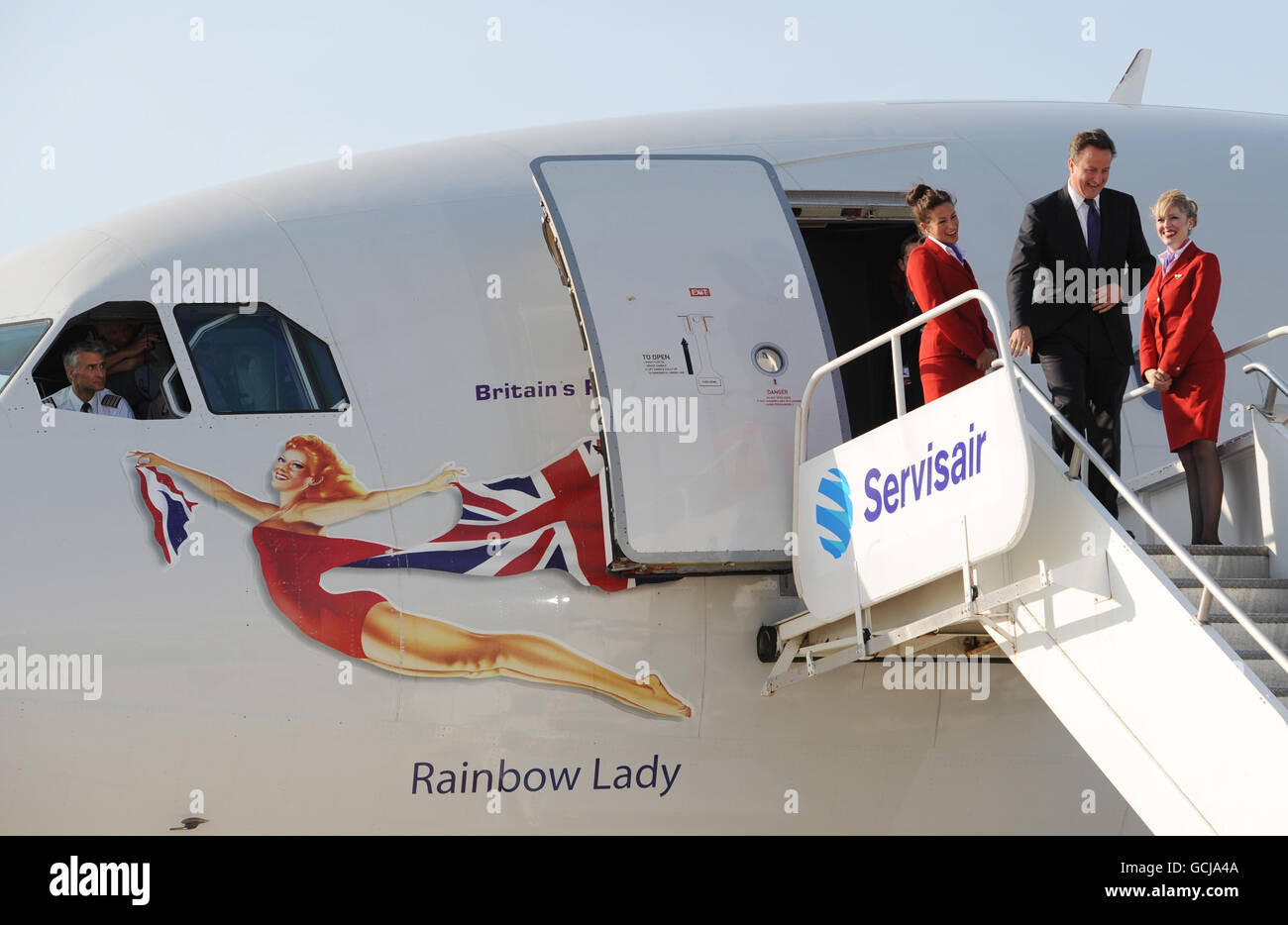 Prime Minister David Cameron arrives in Toronto where he will attend ...