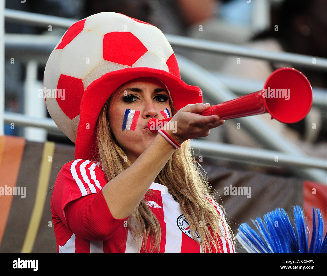 A female paraguay fan in stands hi-res stock photography and images - Alamy