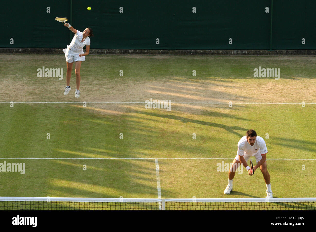 Great Britain's Sarah Borwell (left) and Colin Fleming (right) in ...