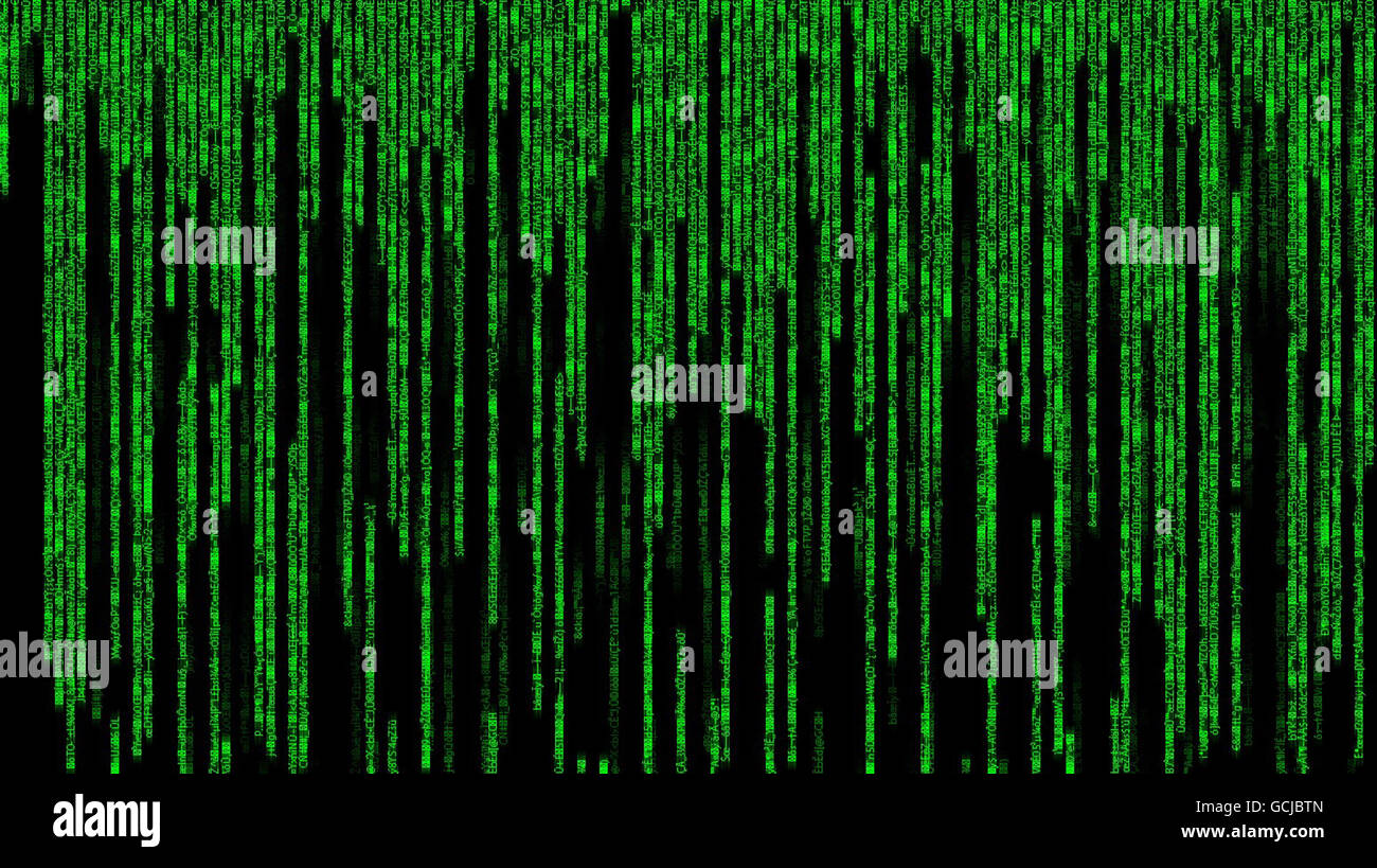 Matrix. The photograph is prepared in image processing software and ...