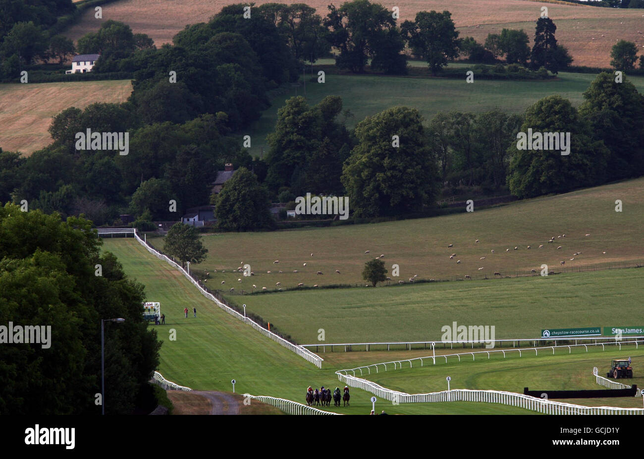 Horse Racing - Chepstow Racecourse Stock Photo - Alamy