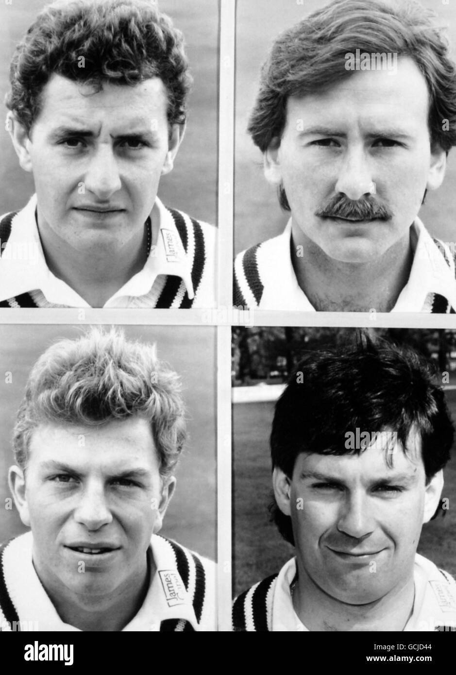 Cricket - Kent County Cricket Club - 1987 - portraits. Members of Kent ...