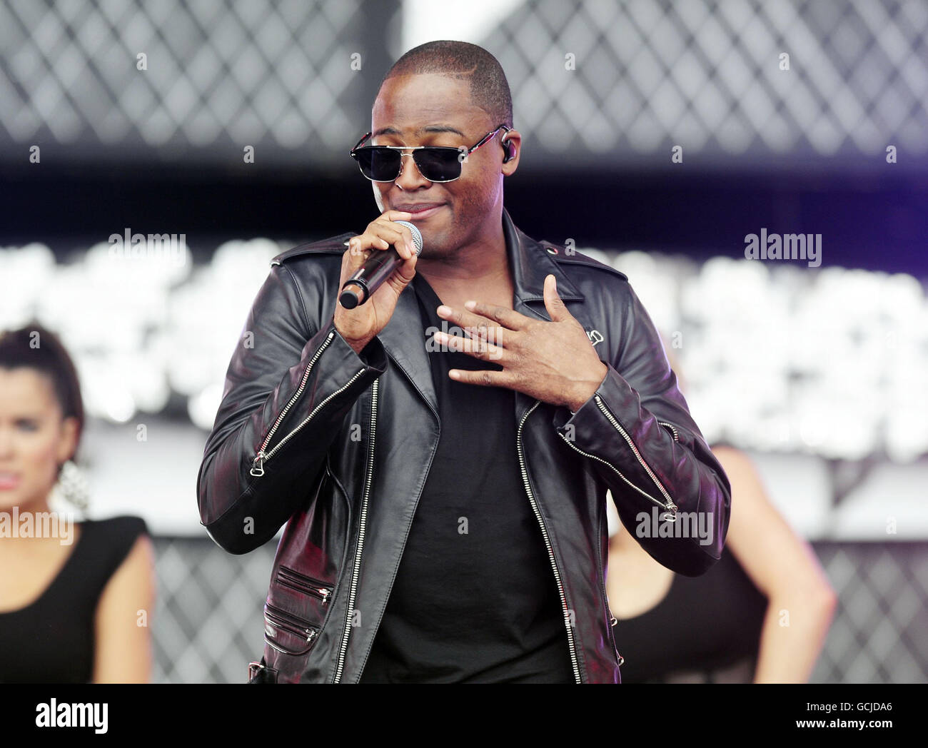 Taio Cruz performs at T4 On The Beach 2010, at Weston-Super-Mare in ...