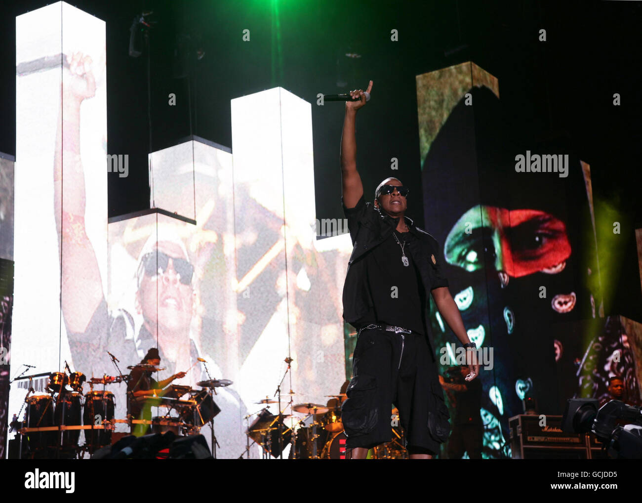 Jay performs on main stage wireless festival in hyde park hi-res stock ...