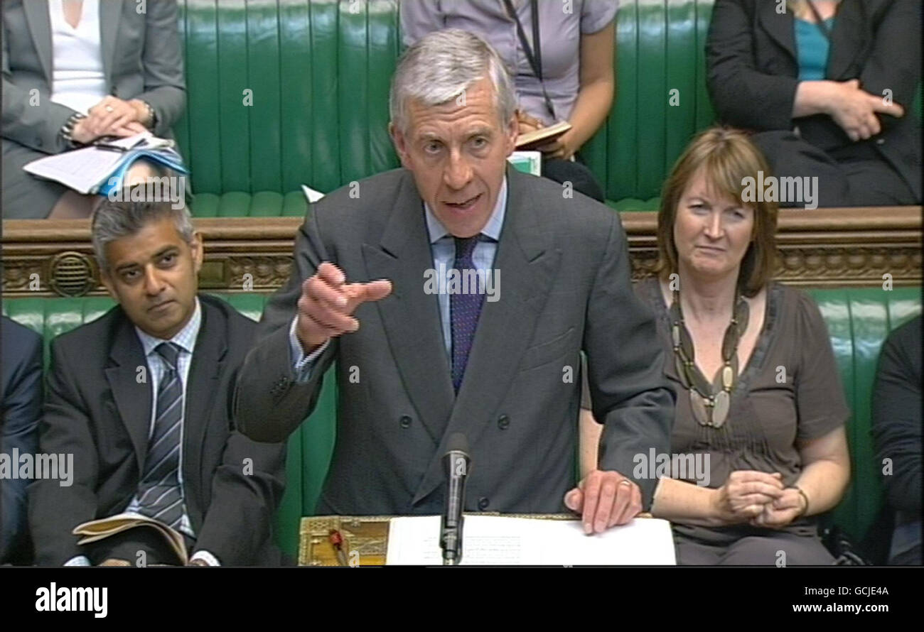 Shadow Deputy Prime Minister Jack Straw responds to Deputy Prime ...
