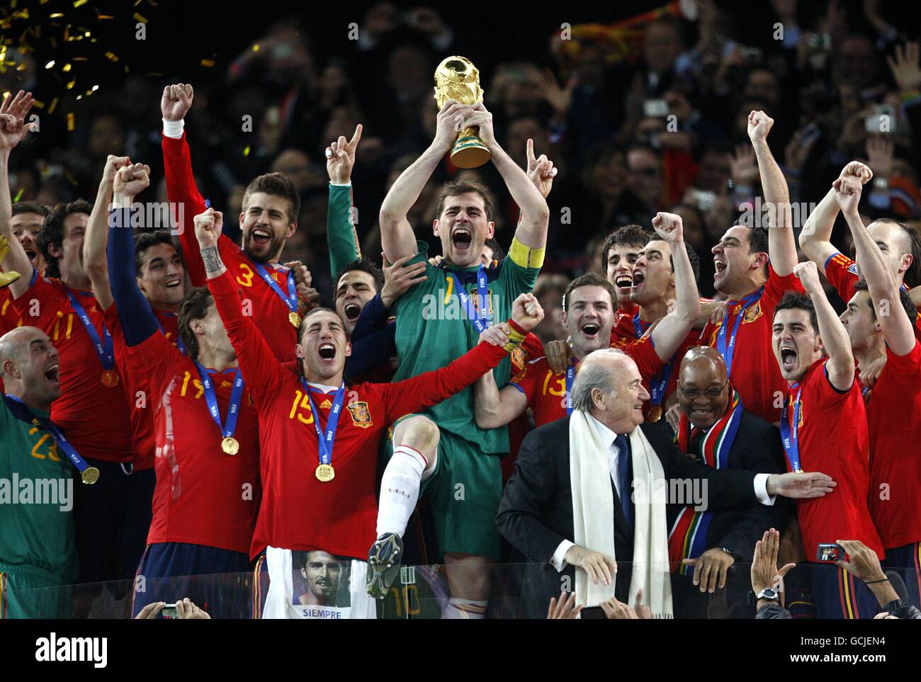 2010 spain final world cup celebration hi-res stock photography and ...