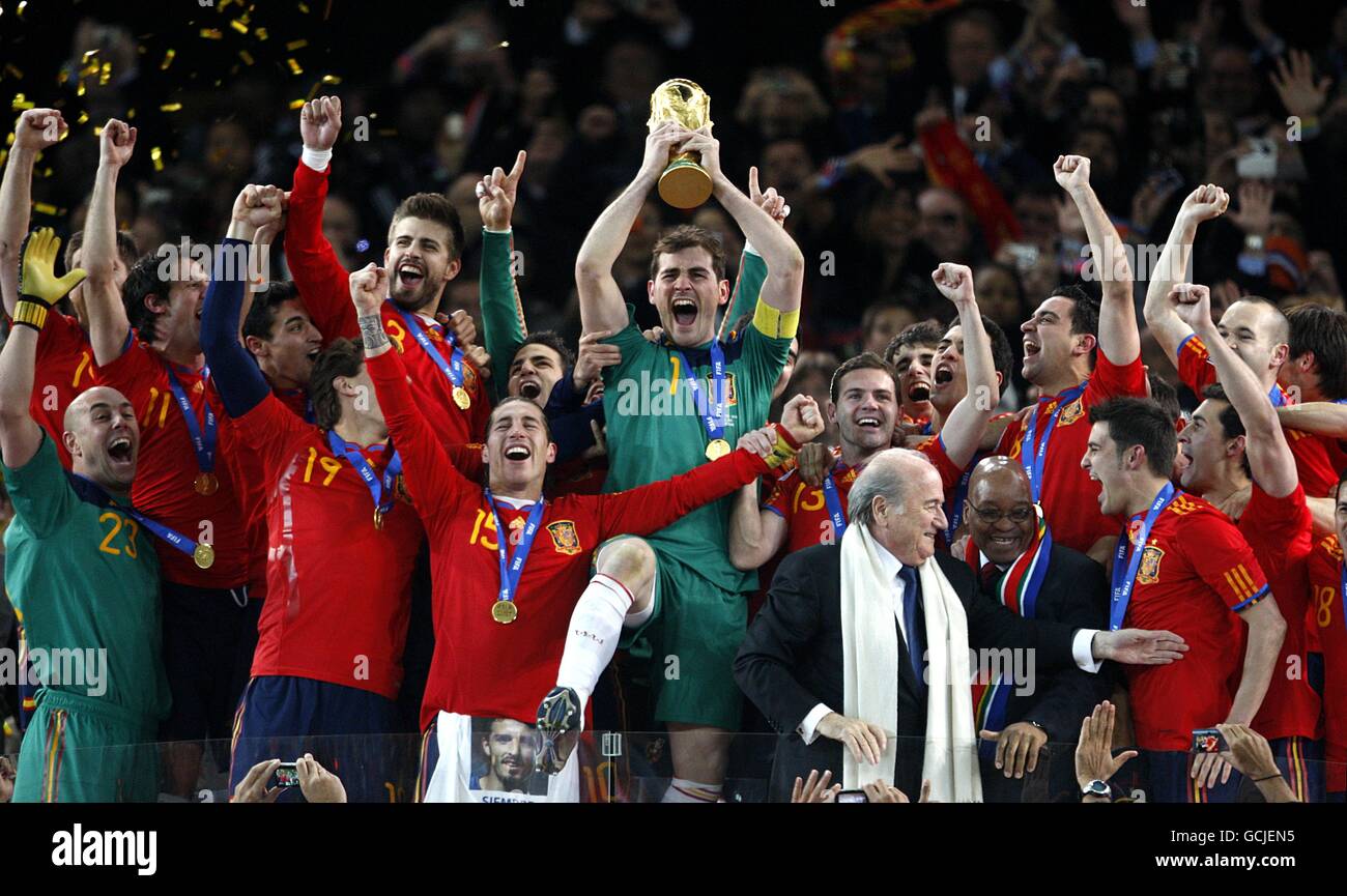 2010 spain final world cup celebration hi-res stock photography and ...