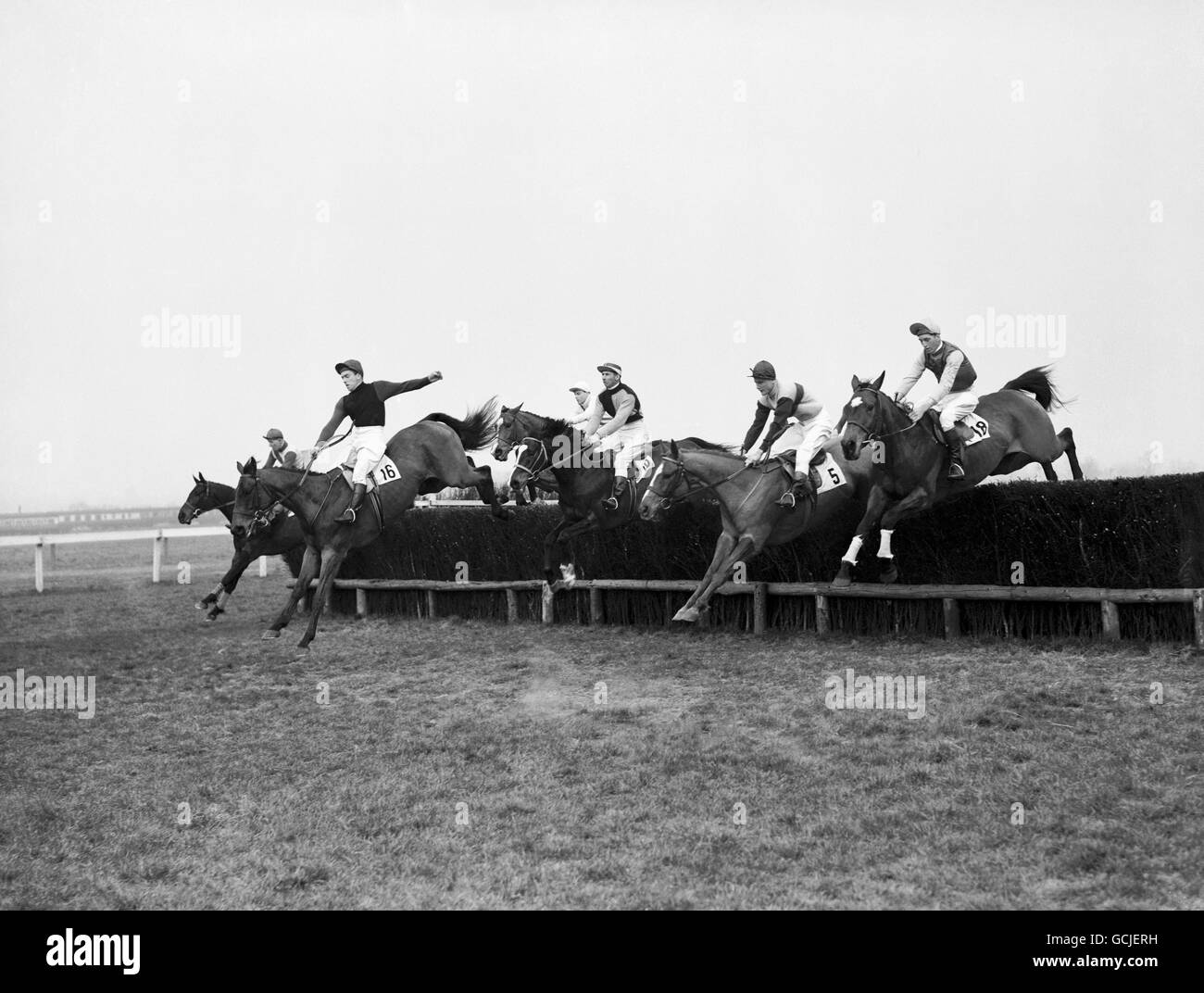 Way into racecourse Black and White Stock Photos & Images - Alamy