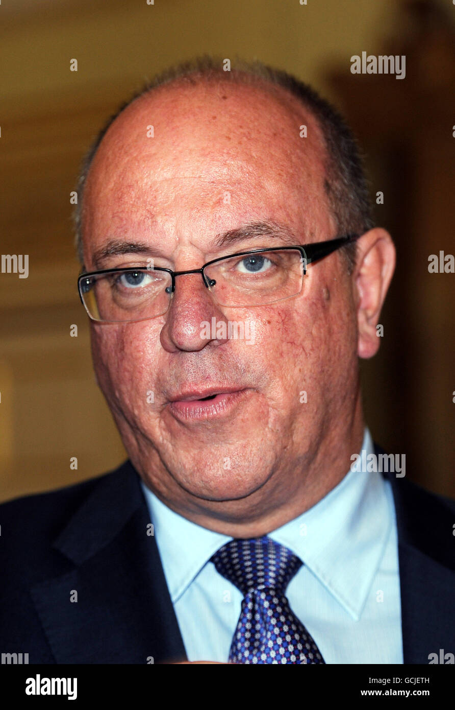 Chief Executive of the NHS, David Nicholson, during the launch of a ...