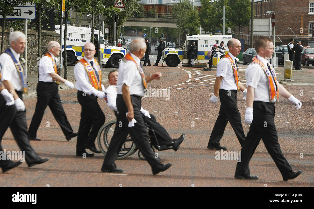 Northern Ireland riots Stock Photo - Alamy