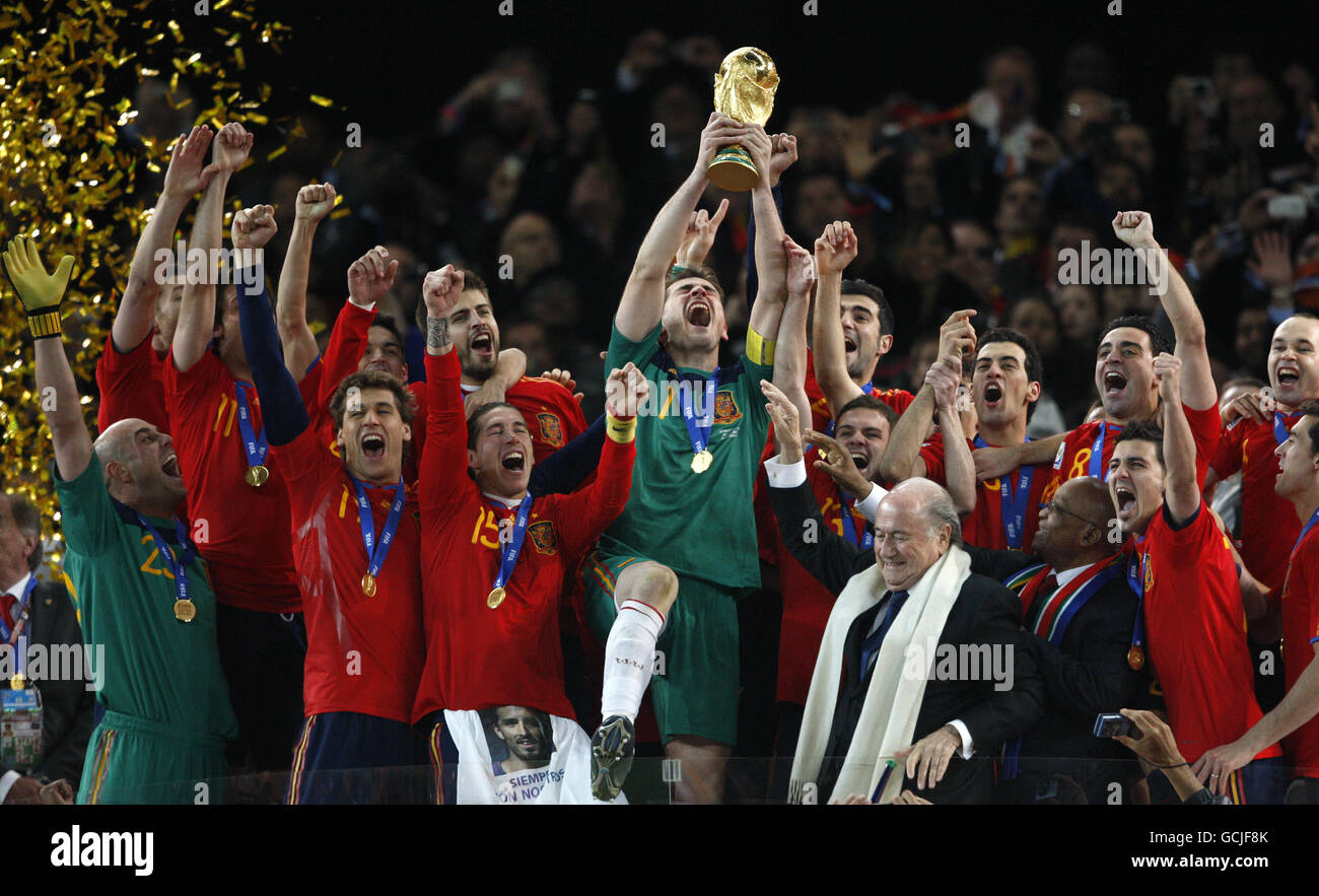 2010 spain final world cup celebration hi-res stock photography and ...