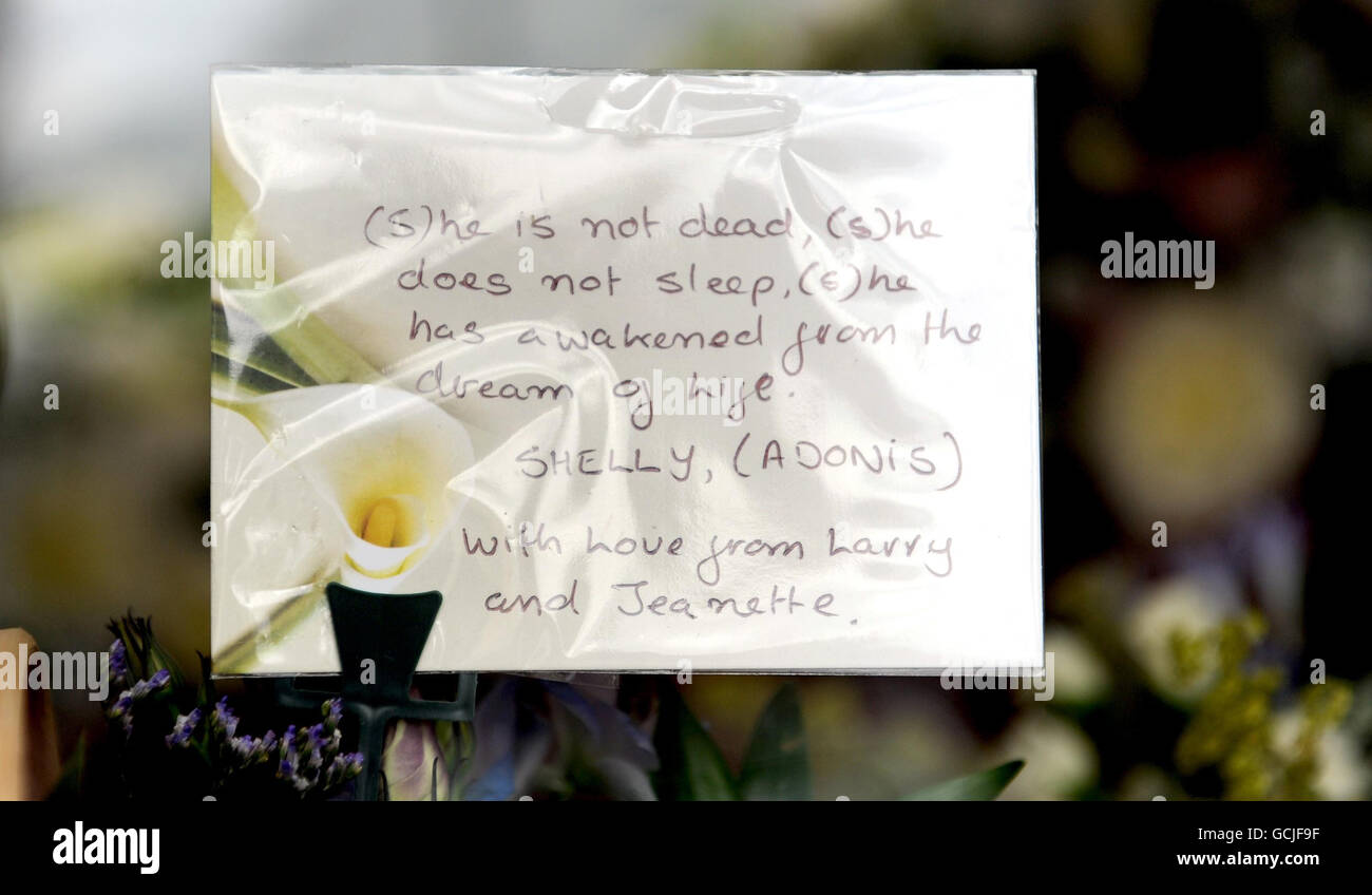 Beryl Bainbridge funeral Stock Photo - Alamy