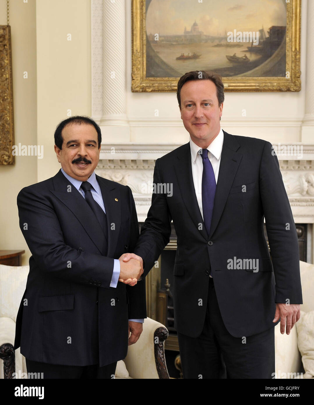King of Bahrain visits UK Stock Photo - Alamy