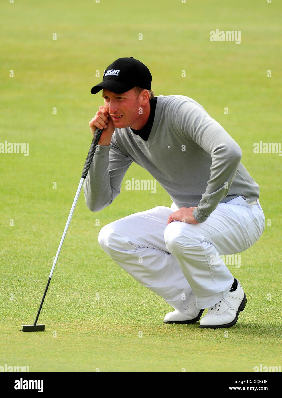 Steven Tiley during round one of The Open Championship 2010 at St ...