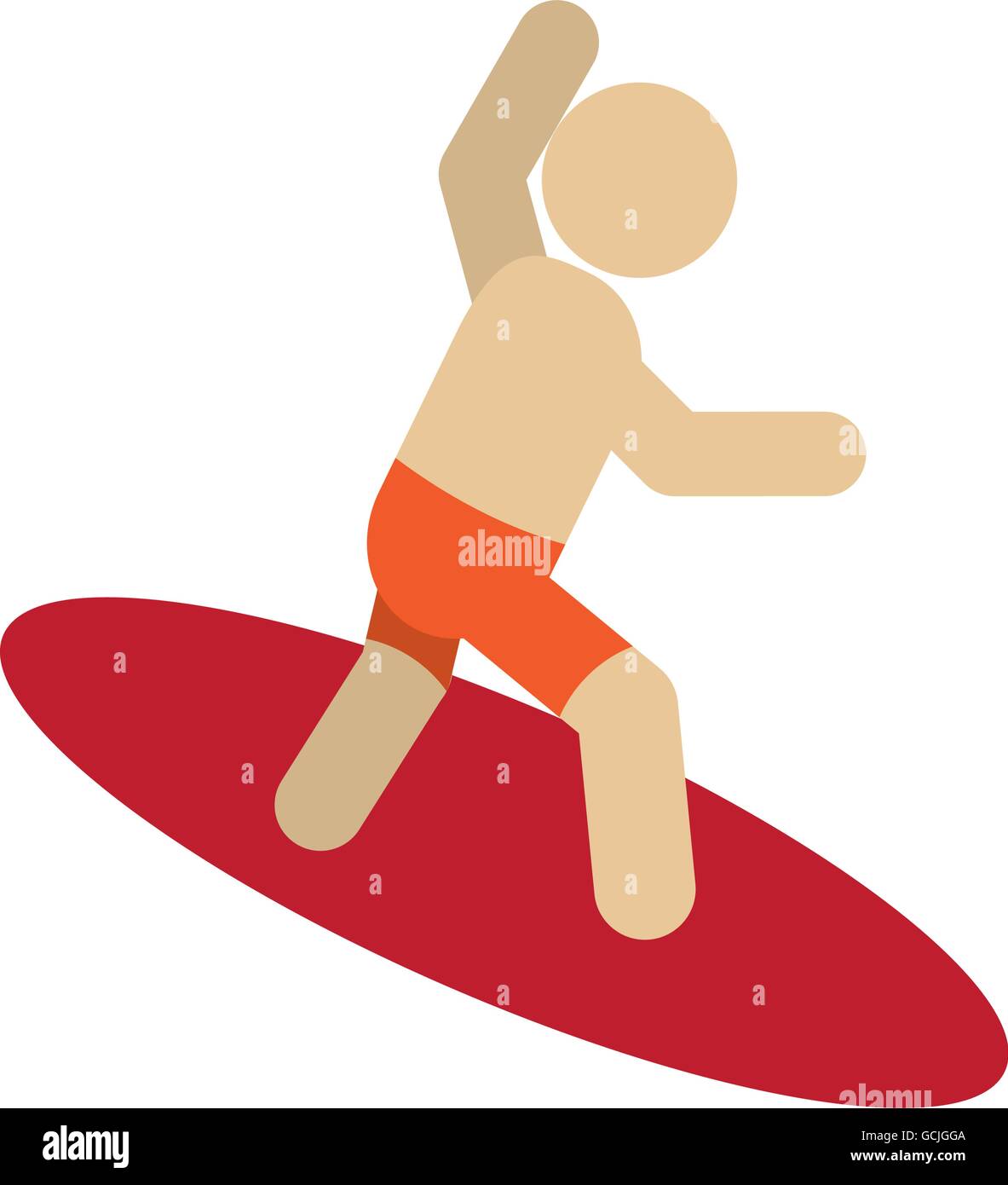 surfing pictogram icon Stock Vector Image & Art - Alamy