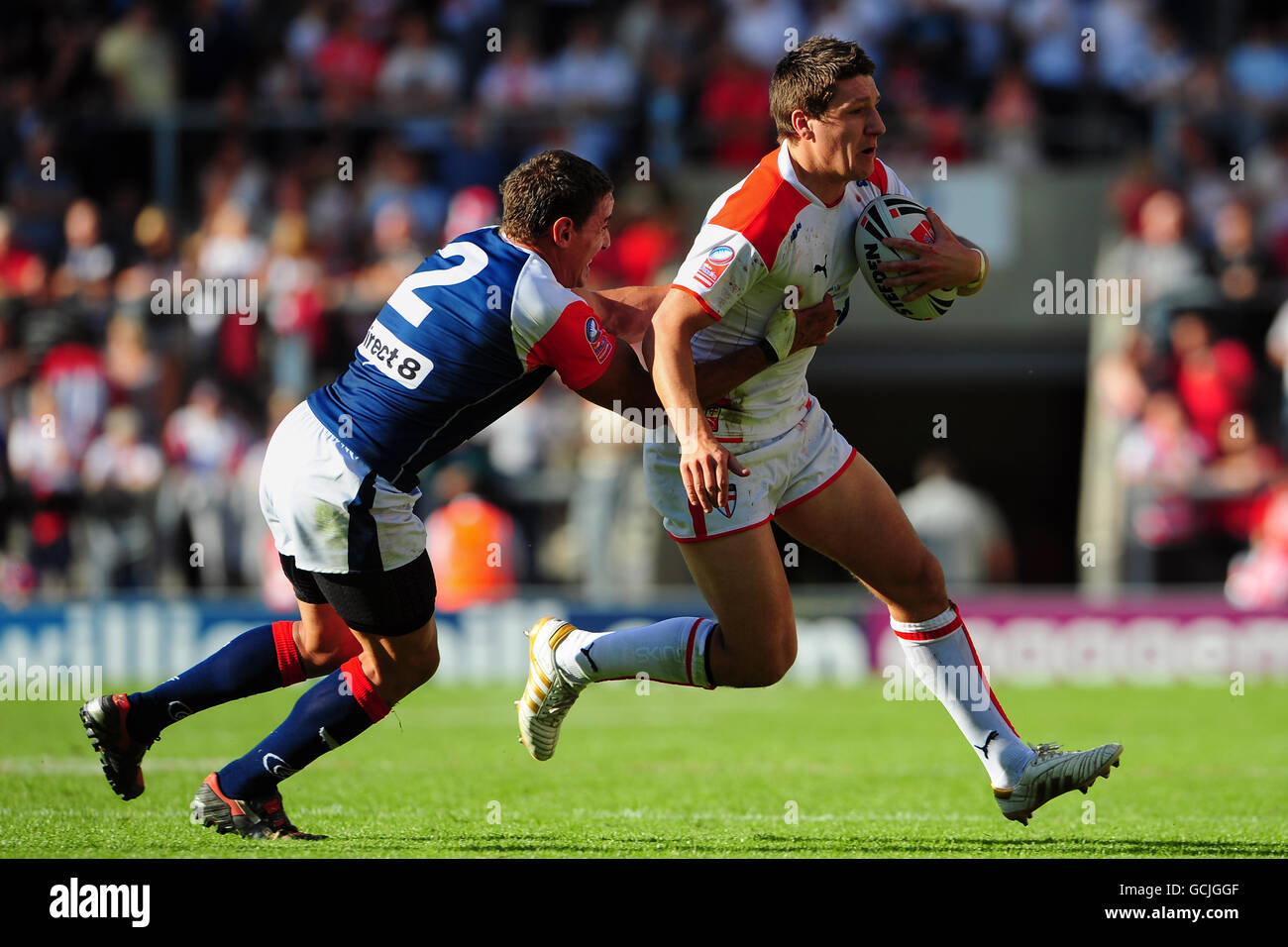 Englands gareth widdop and frances nicolas piquemal hi-res stock ...
