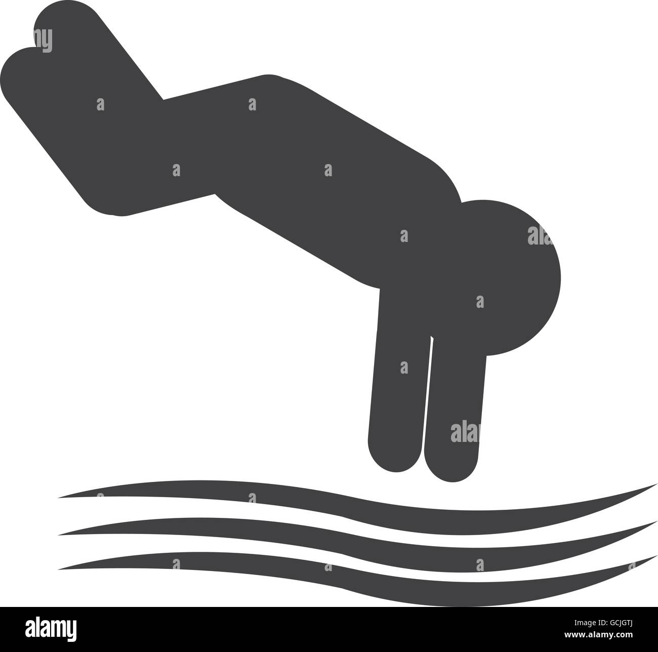 diver pictogram icon Stock Vector Image & Art - Alamy