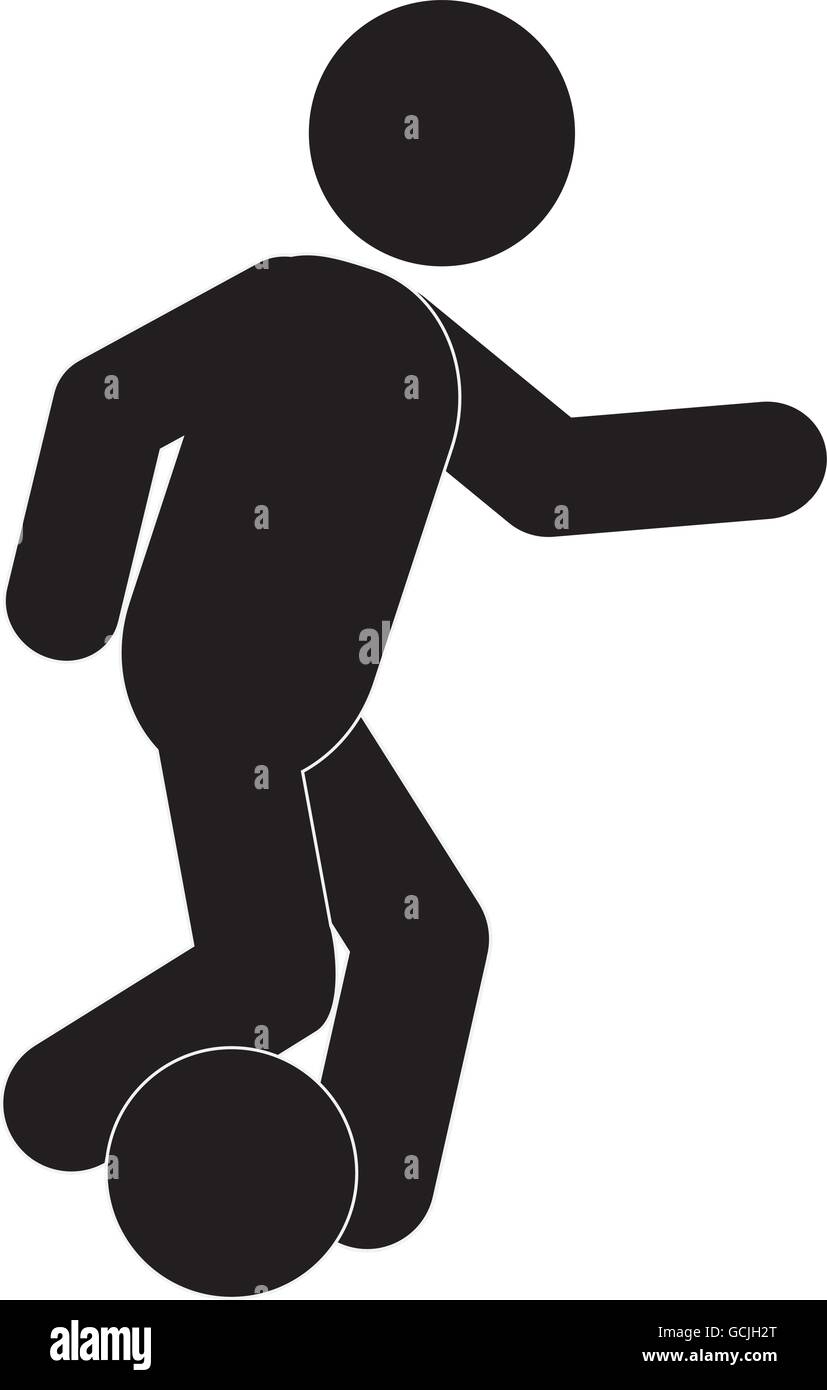 football soccer pictogram icon Stock Vector Image & Art - Alamy