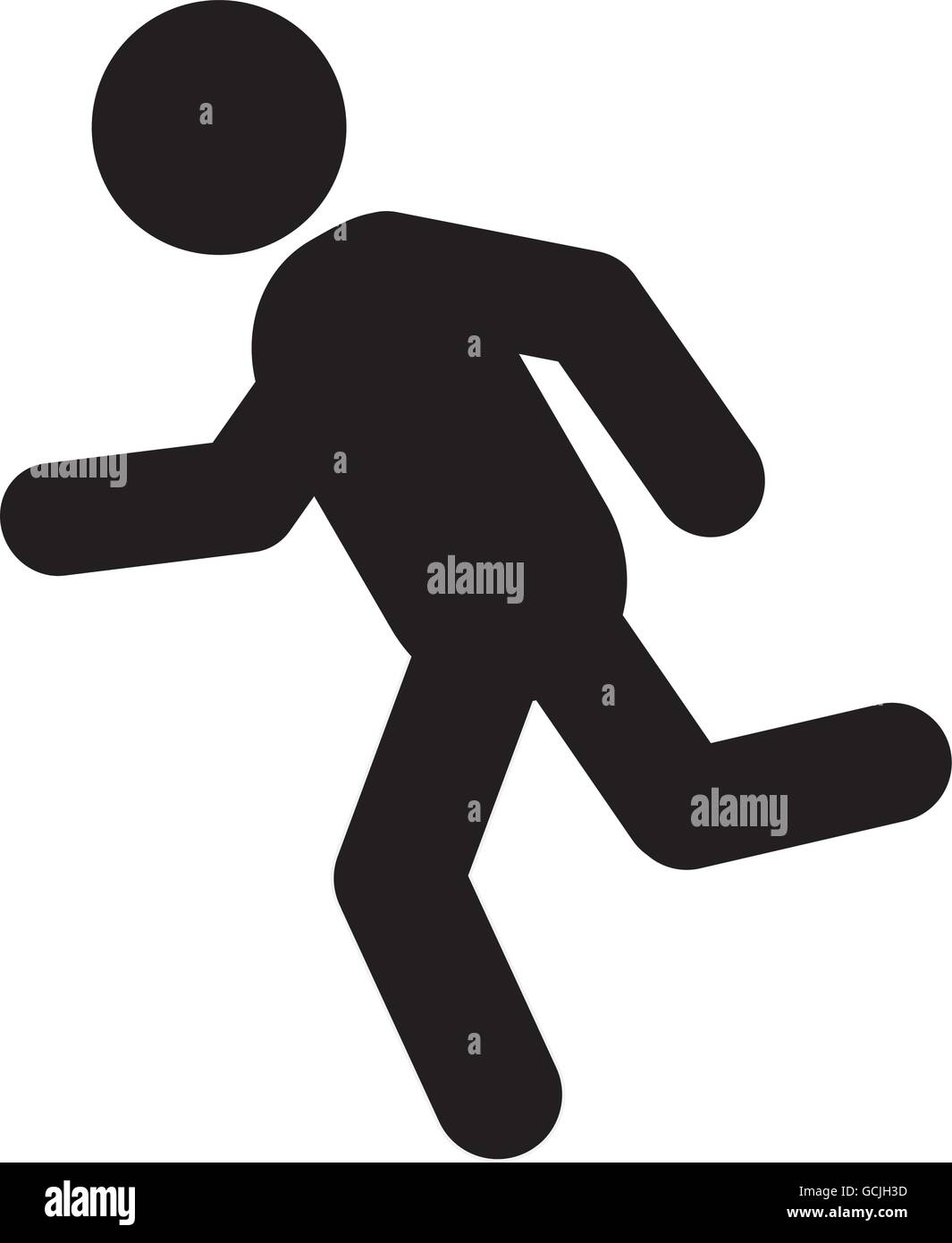 running person pictogram icon Stock Vector Image & Art - Alamy