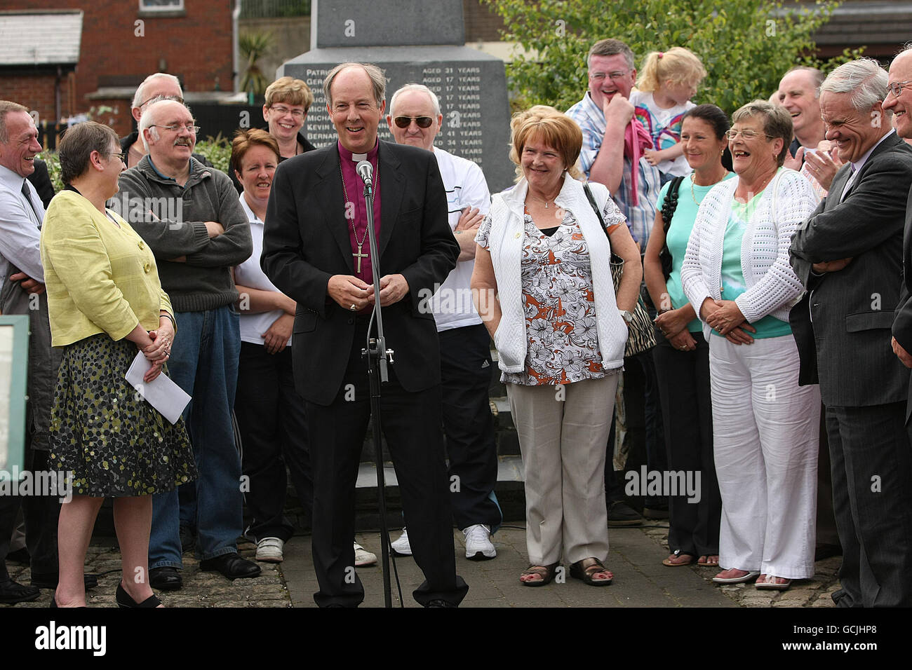 Right Rev Dr Ken Good, Bishop of Derry and Raphoe speaks as Protestant ...