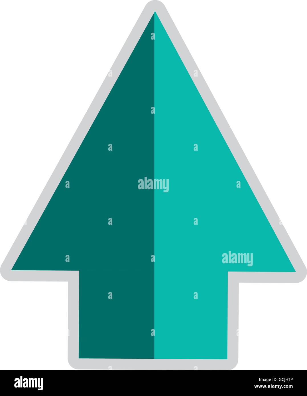 arrow pointing up icon Stock Vector Image & Art - Alamy