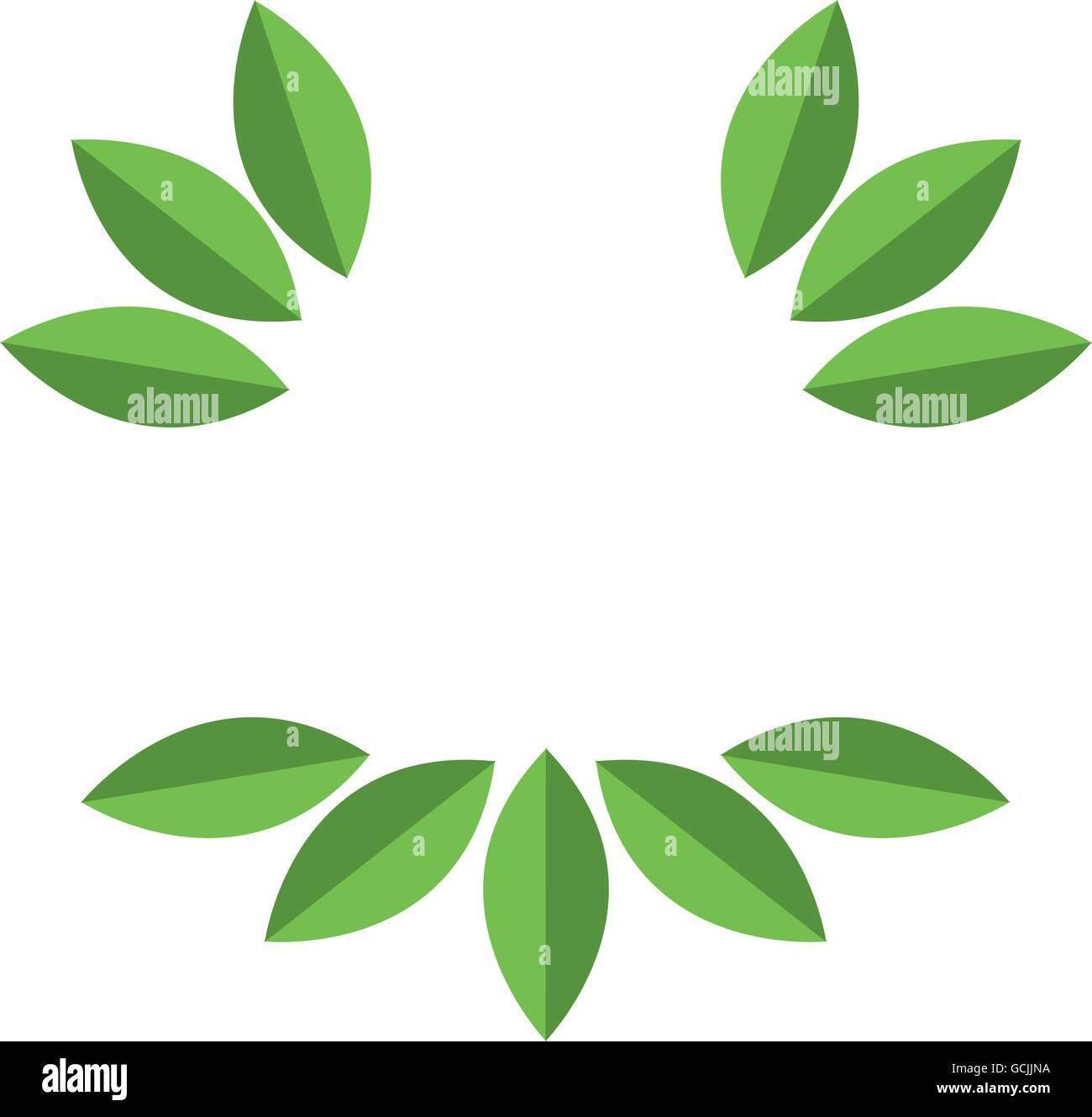 simple leaves vector illustration Stock Vector Image & Art - Alamy