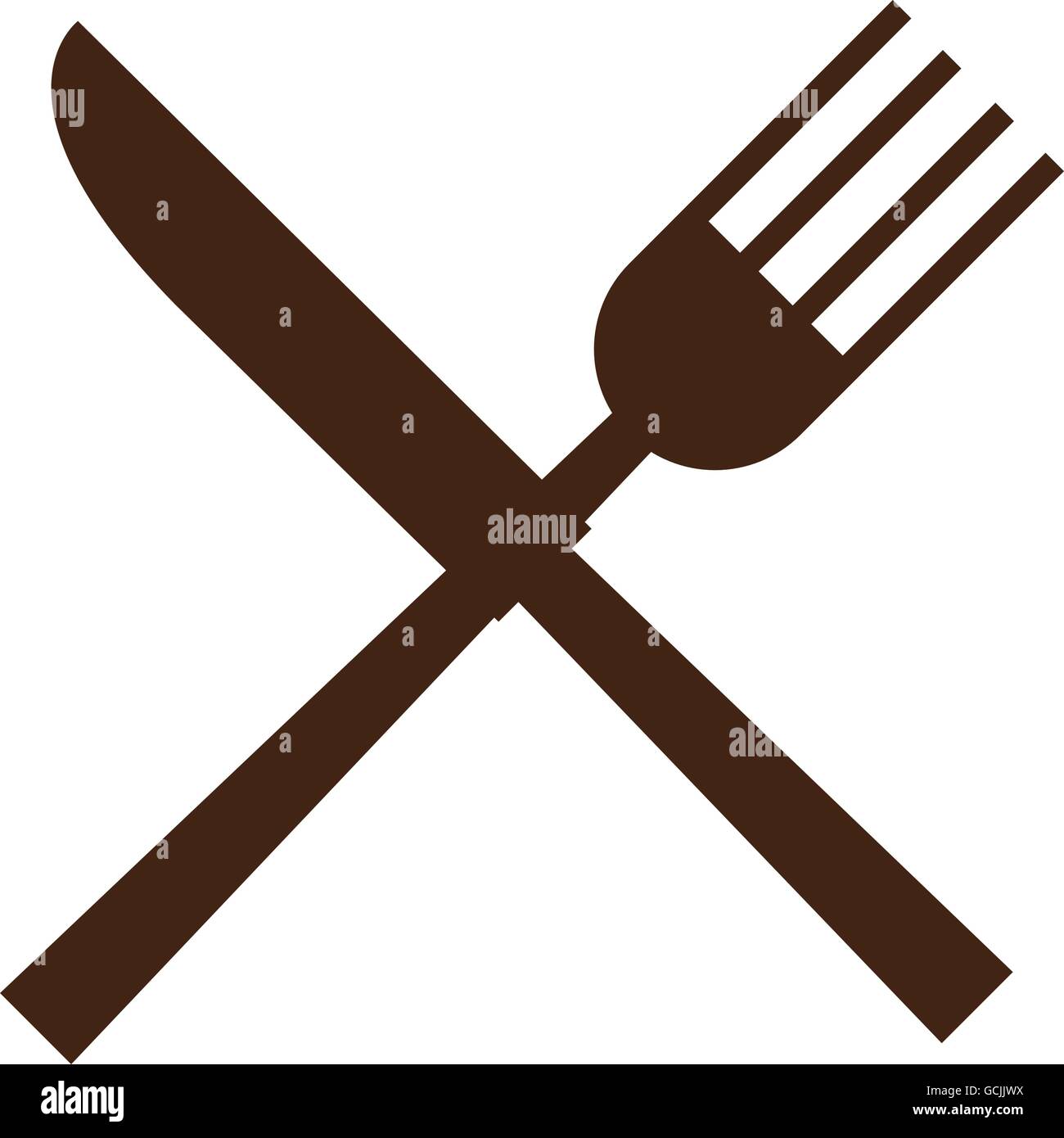 fork and knife icon Stock Vector Image & Art - Alamy
