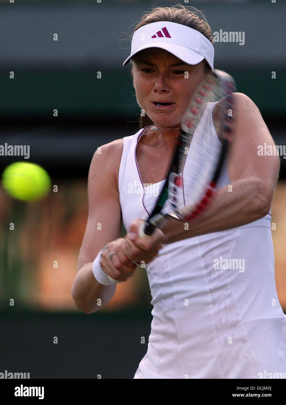 Slovakia's Daniela Hantuchova in action against USA's Vania King during ...