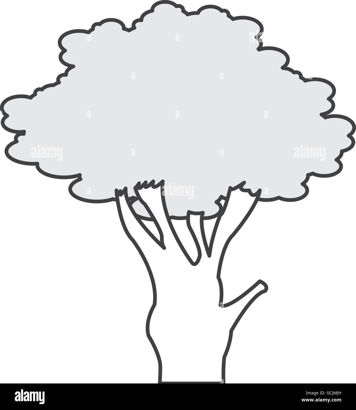 single tree icon Stock Vector Image & Art - Alamy