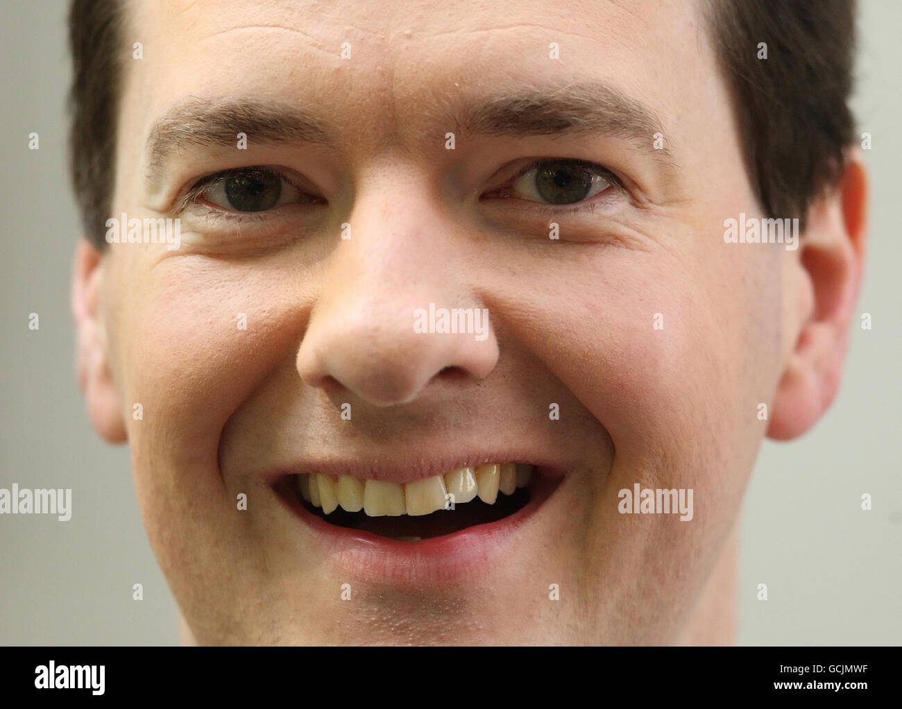 Chancellor George Osborne leaves Television Studios in Westminster ...
