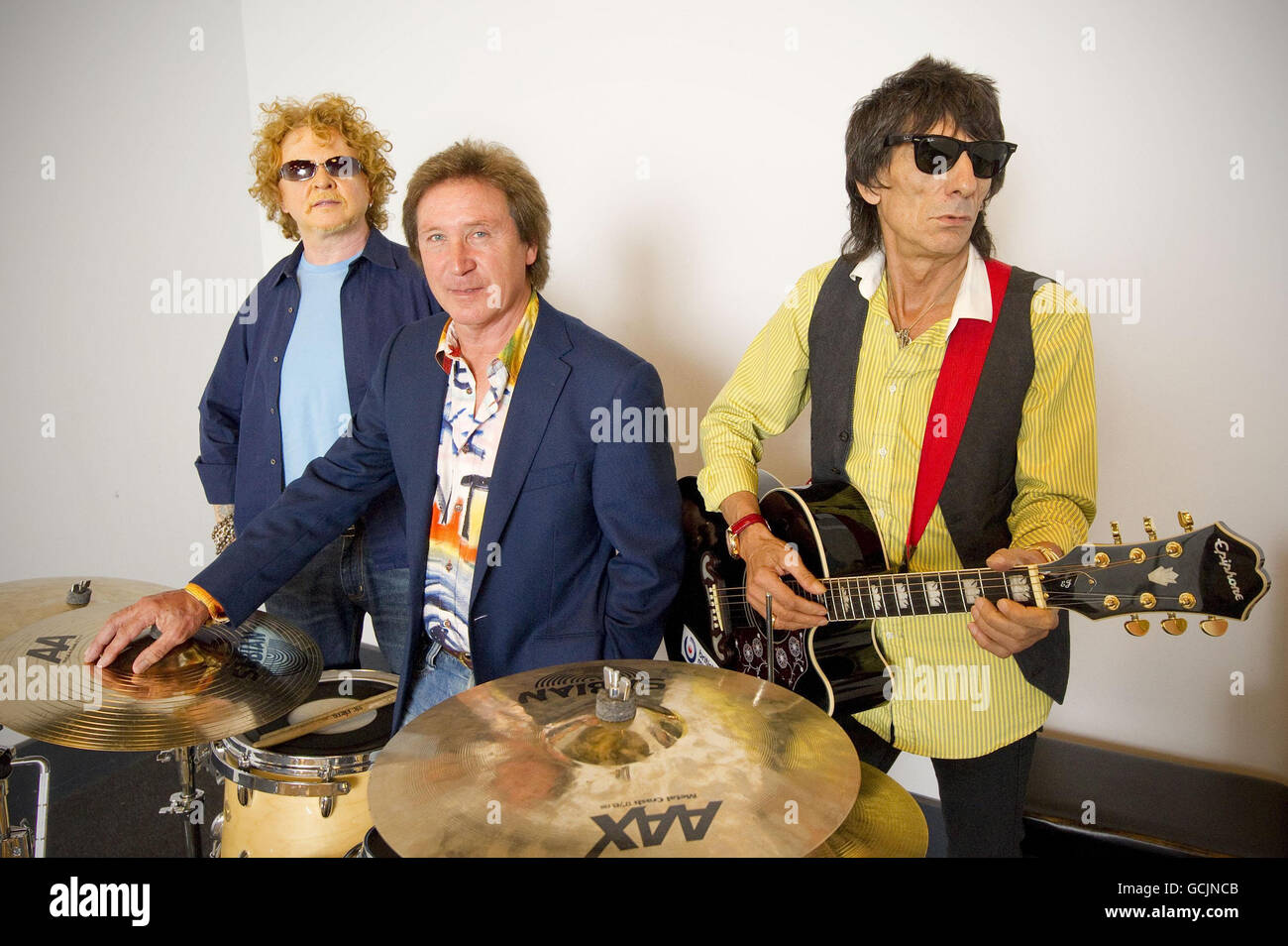 Faces gig launch Stock Photo - Alamy