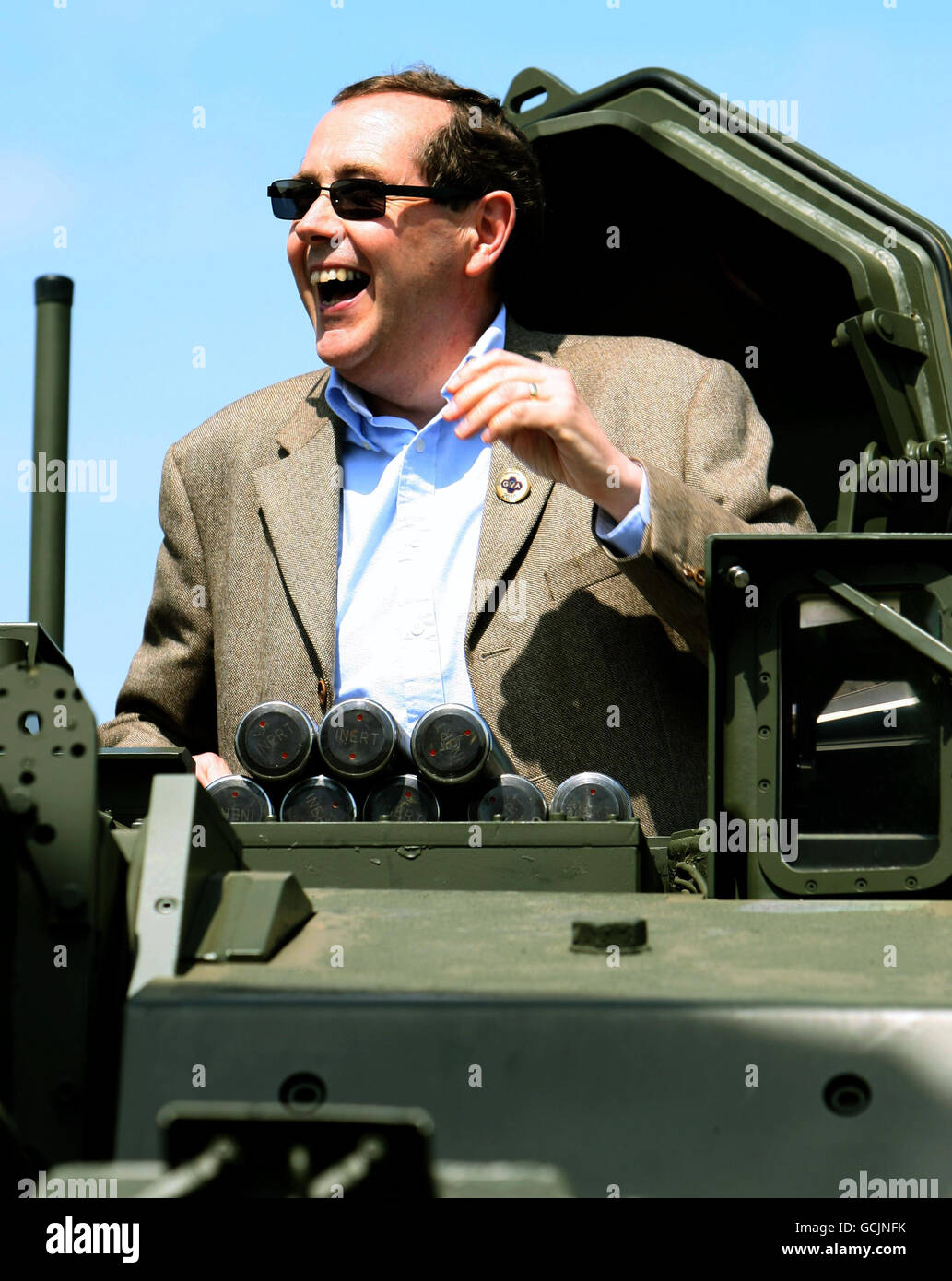 Peter Luff, Minister for Defence Equipment, Support and Technology, in ...